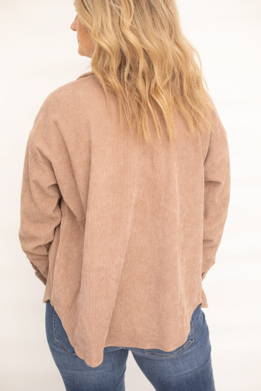 Chloe Corduroy Button Up Shacket – Shop Iowa