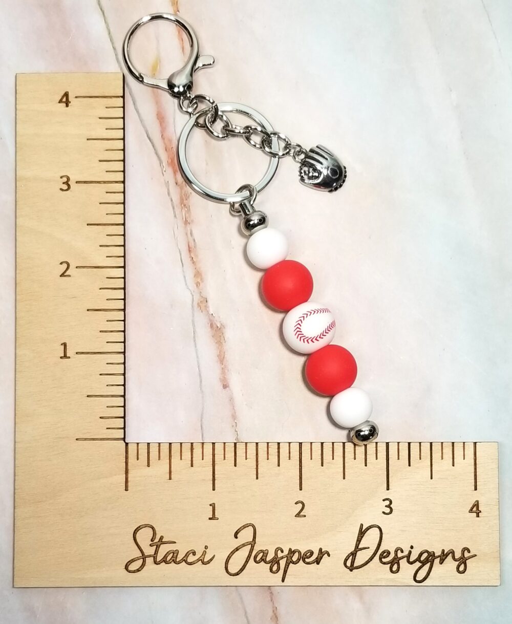 Baseball & Softball Silicone Bead Keychains – Shop Iowa