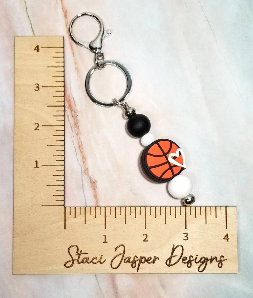 Basketball Silicone Bead Keychains – Shop Iowa