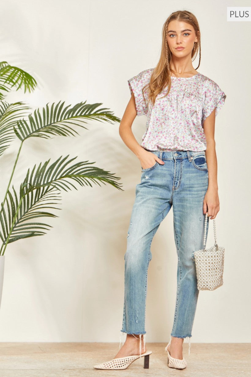 Unit by Andre Floral Print Top – Shop Iowa