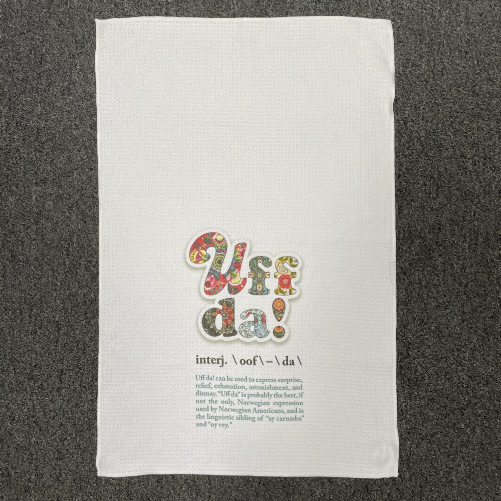 Uff Da Definition Towel – Shop Iowa