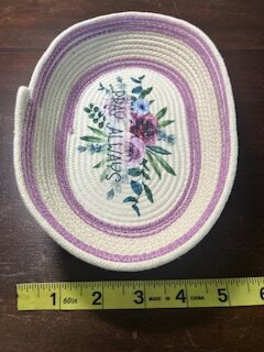 Rope Prayer Basket, Small Oval Prayer Intentions Bowl/Basket – Shop Iowa