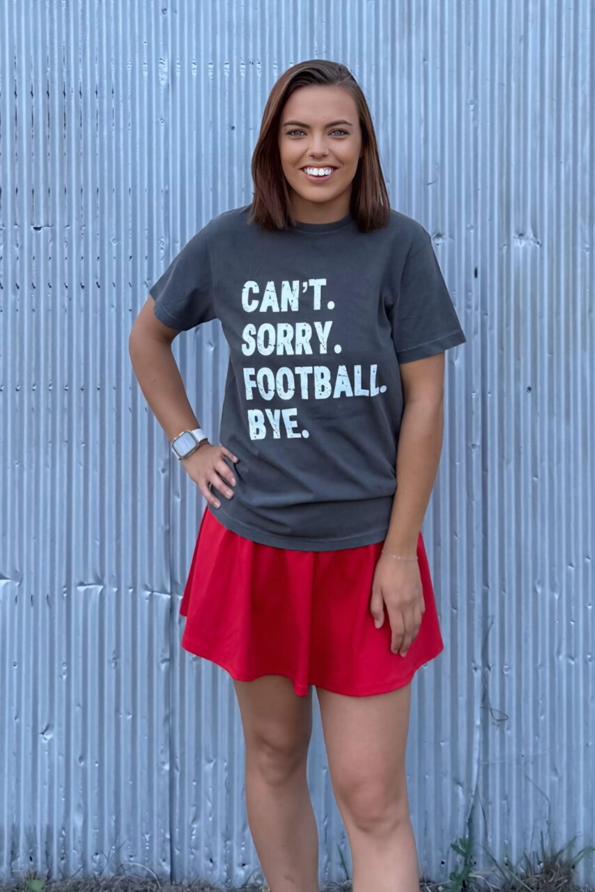 Can’t. Sorry. Football. Bye. Tee – Shop Iowa
