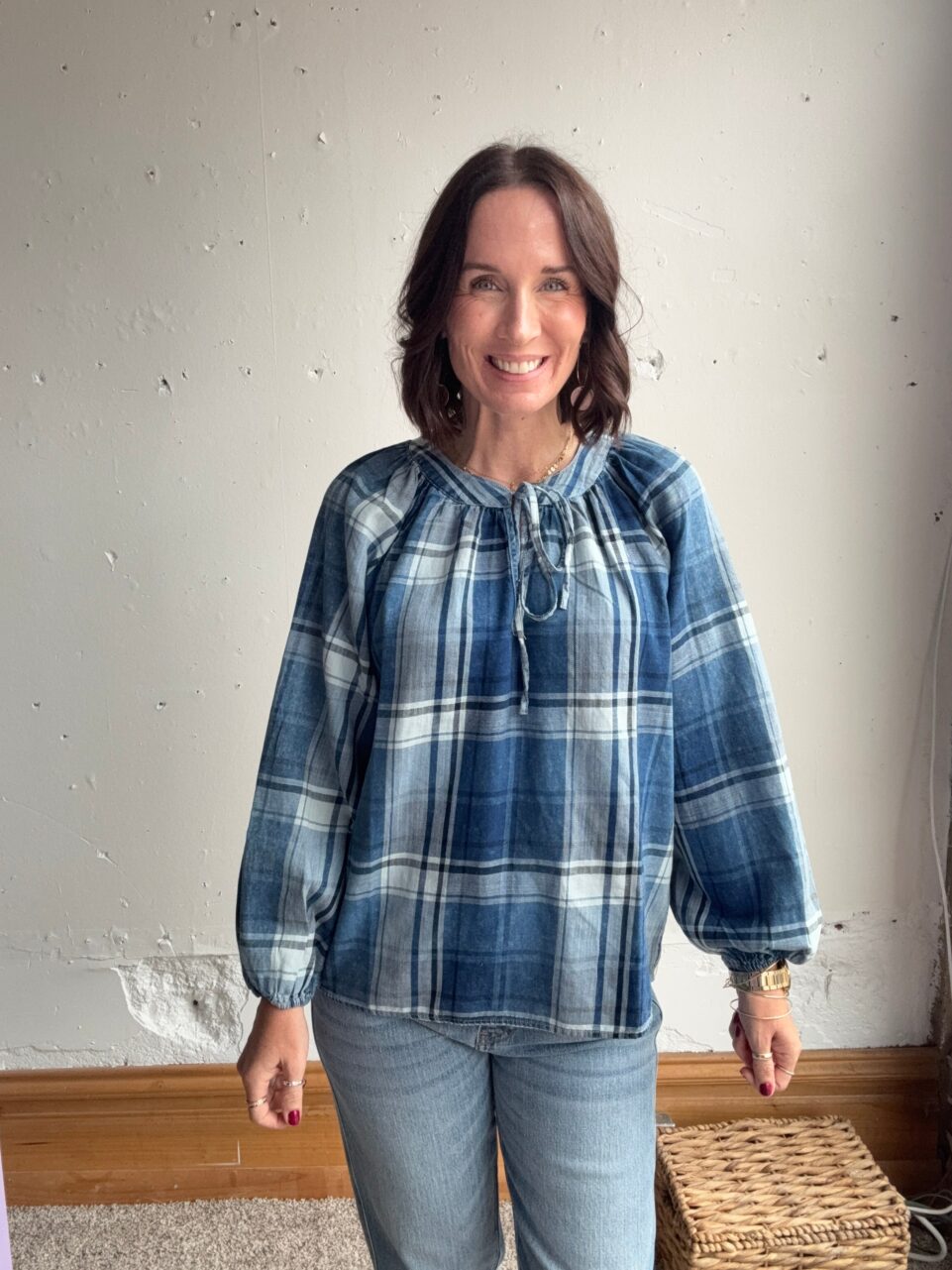 Miller Plaid Blouse – Shop Iowa