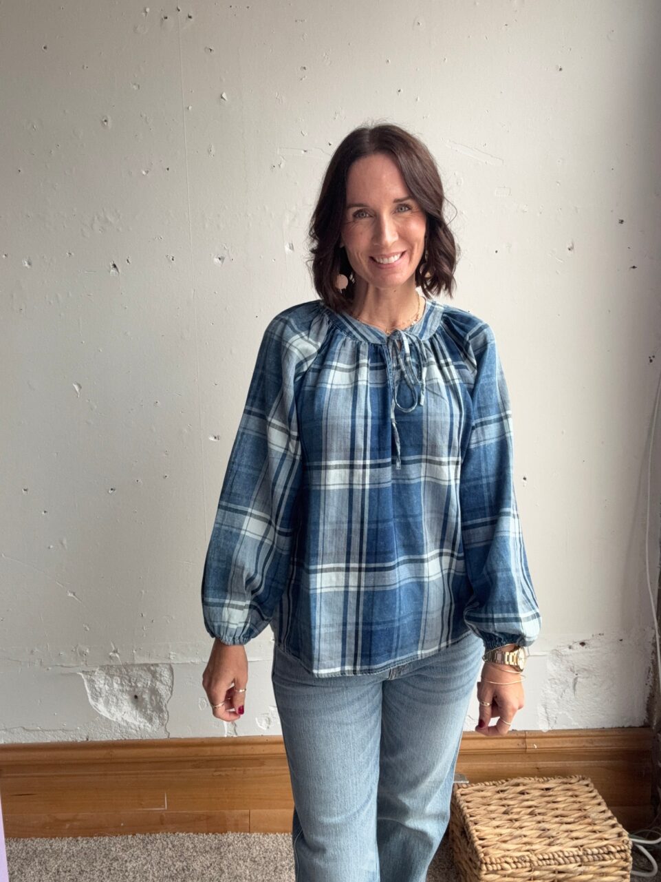 Miller Plaid Blouse – Shop Iowa