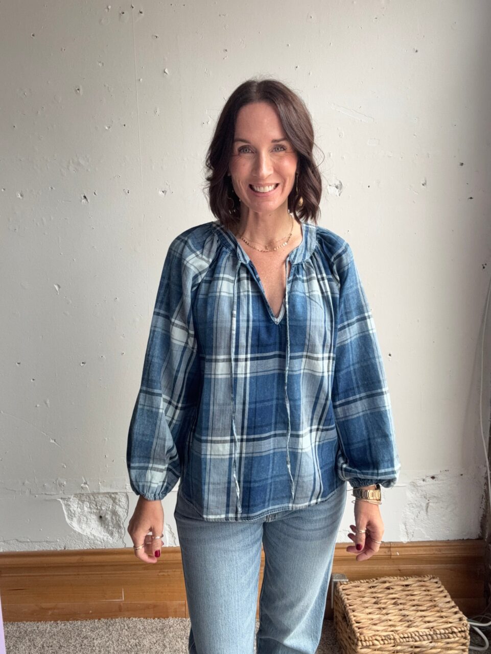 Miller Plaid Blouse – Shop Iowa