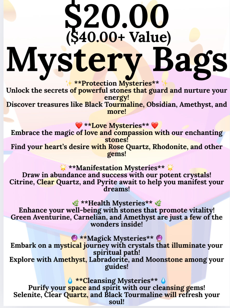$20 Mystery Bags – Shop Iowa