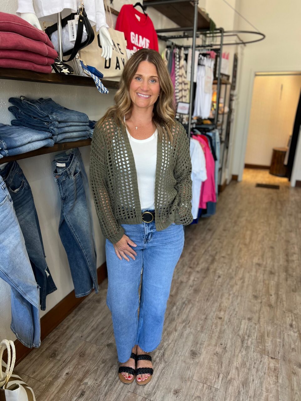 Jenni High Rise Wide Leg Denim – Shop Iowa